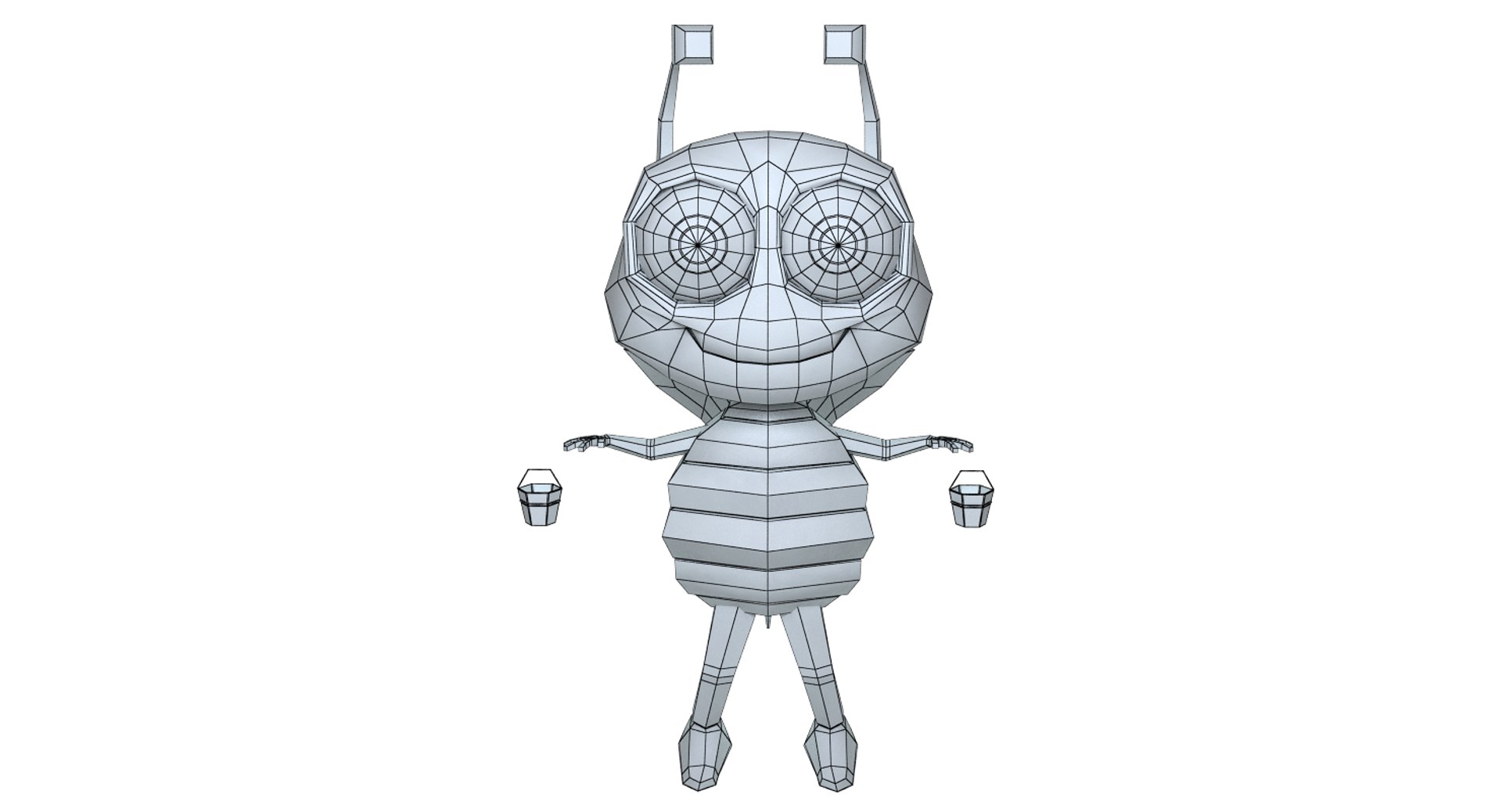 Cartoon Bee 3D Model - TurboSquid 1382290