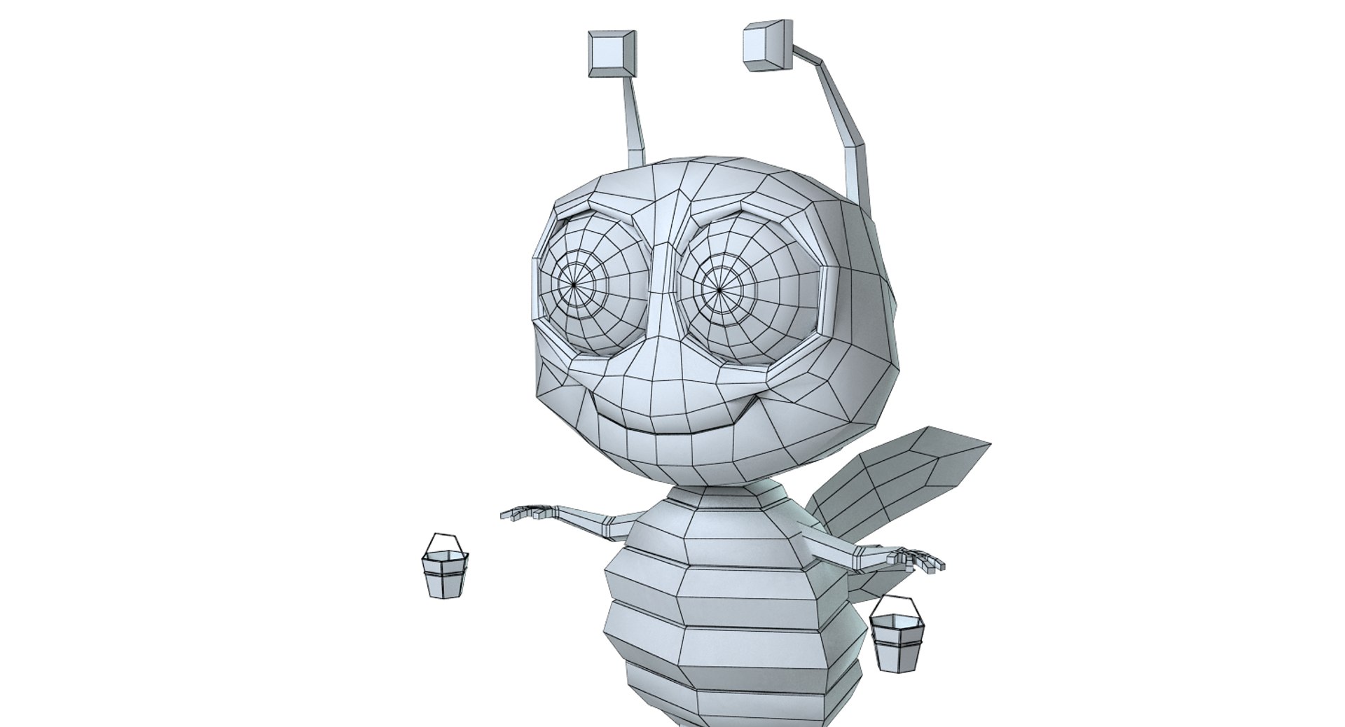 Cartoon Bee 3D Model - TurboSquid 1382290