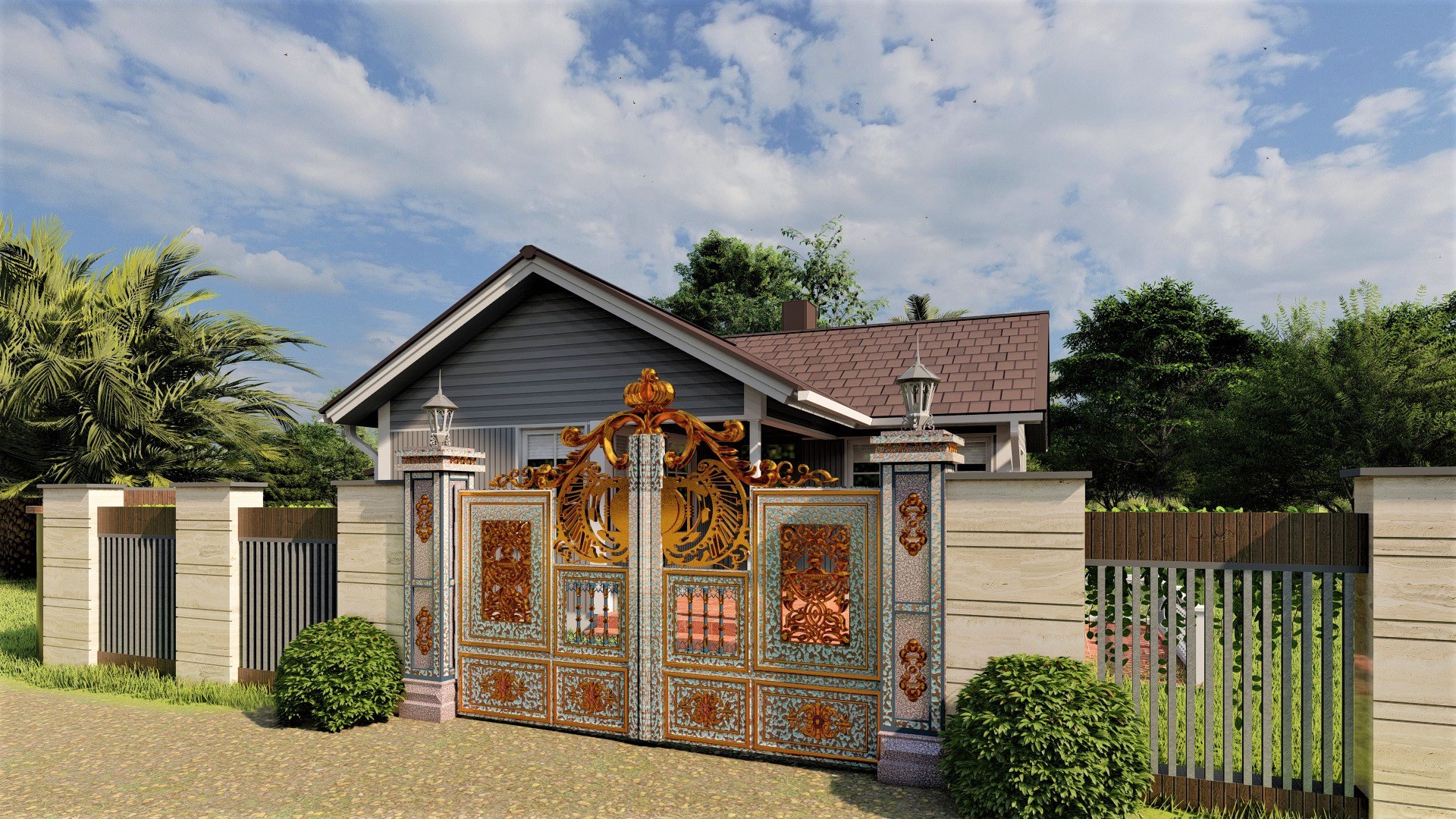 3D Main Gate - TurboSquid 1969929