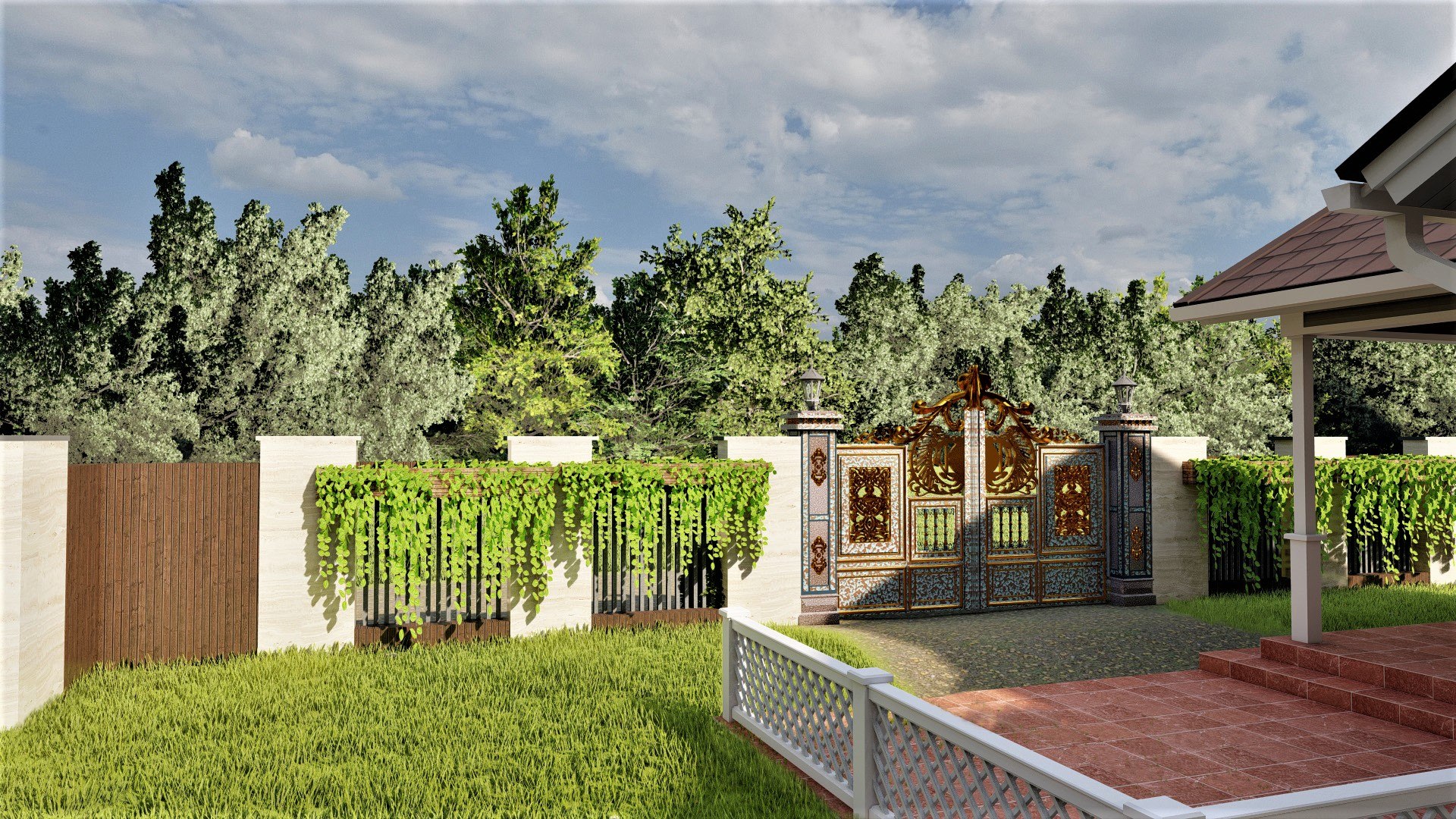 3D Main Gate - TurboSquid 1969929