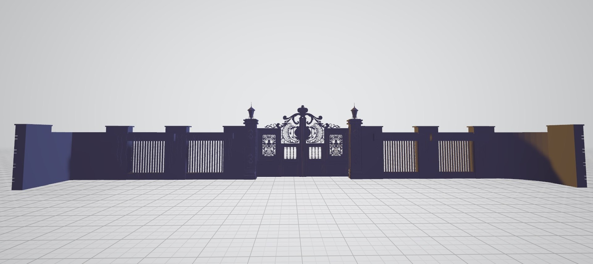 3D Main Gate - TurboSquid 1969929