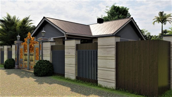 3D Main Gate - TurboSquid 1969929