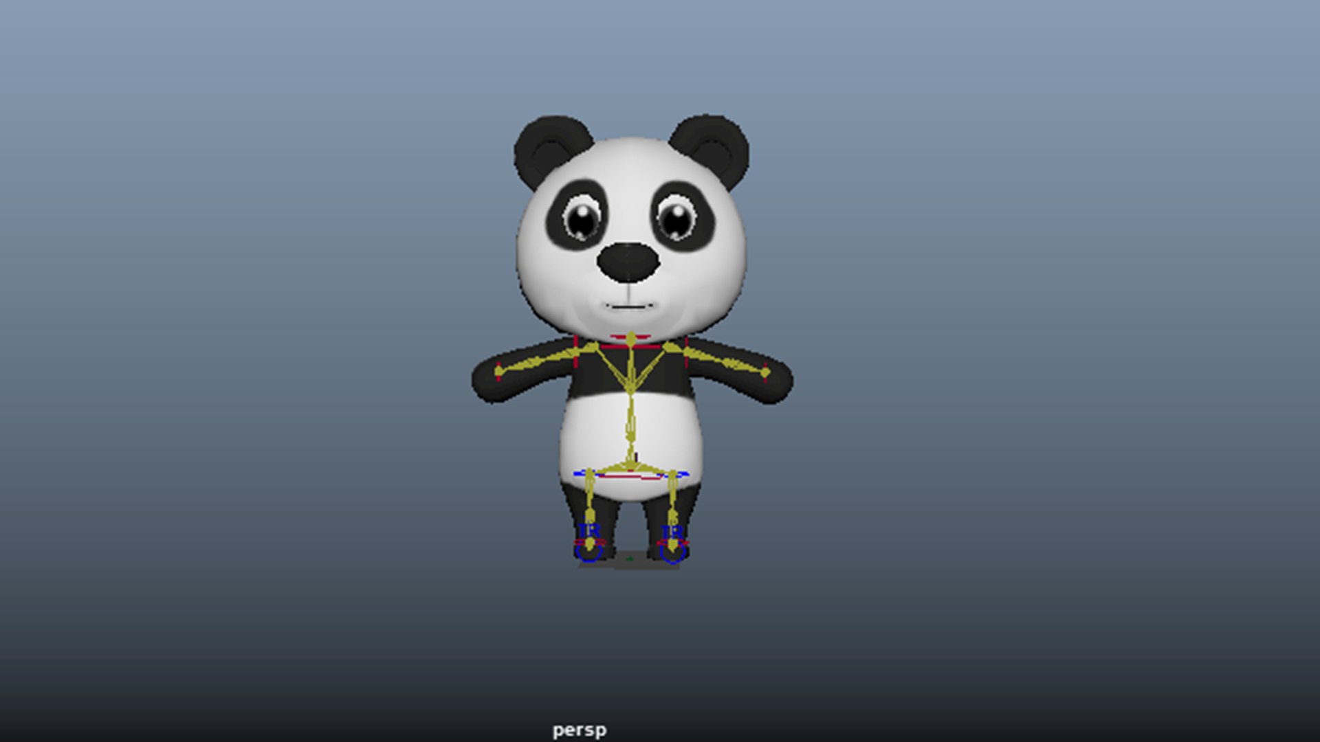 3D Cartoon Panda Animation - TurboSquid 2012889