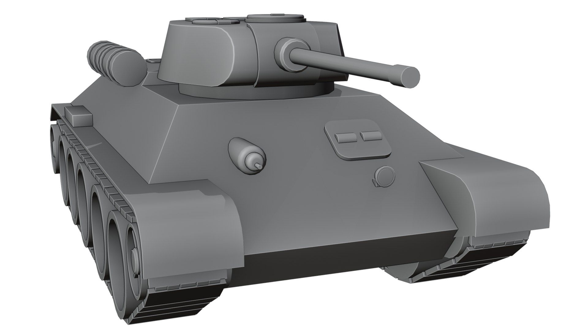 T-34 Tank 3D Model - TurboSquid 2287203