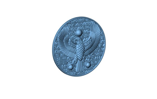 3D Egyptian Horus Shield model - TurboSquid 1876601