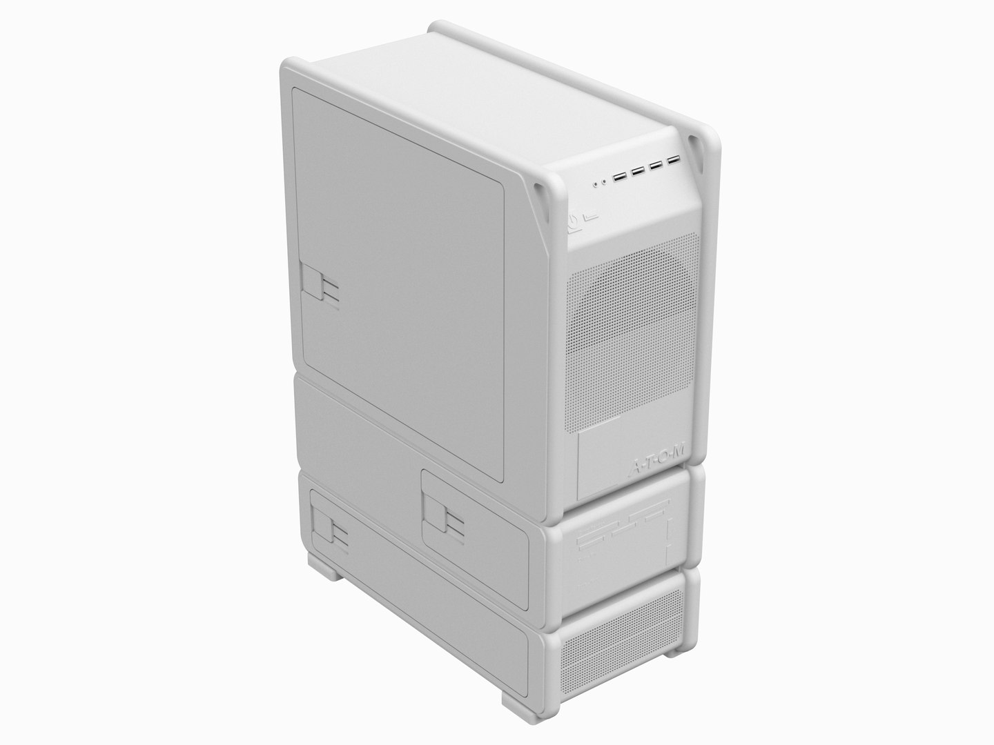 3D Computer Case 06 Model - TurboSquid 2059576