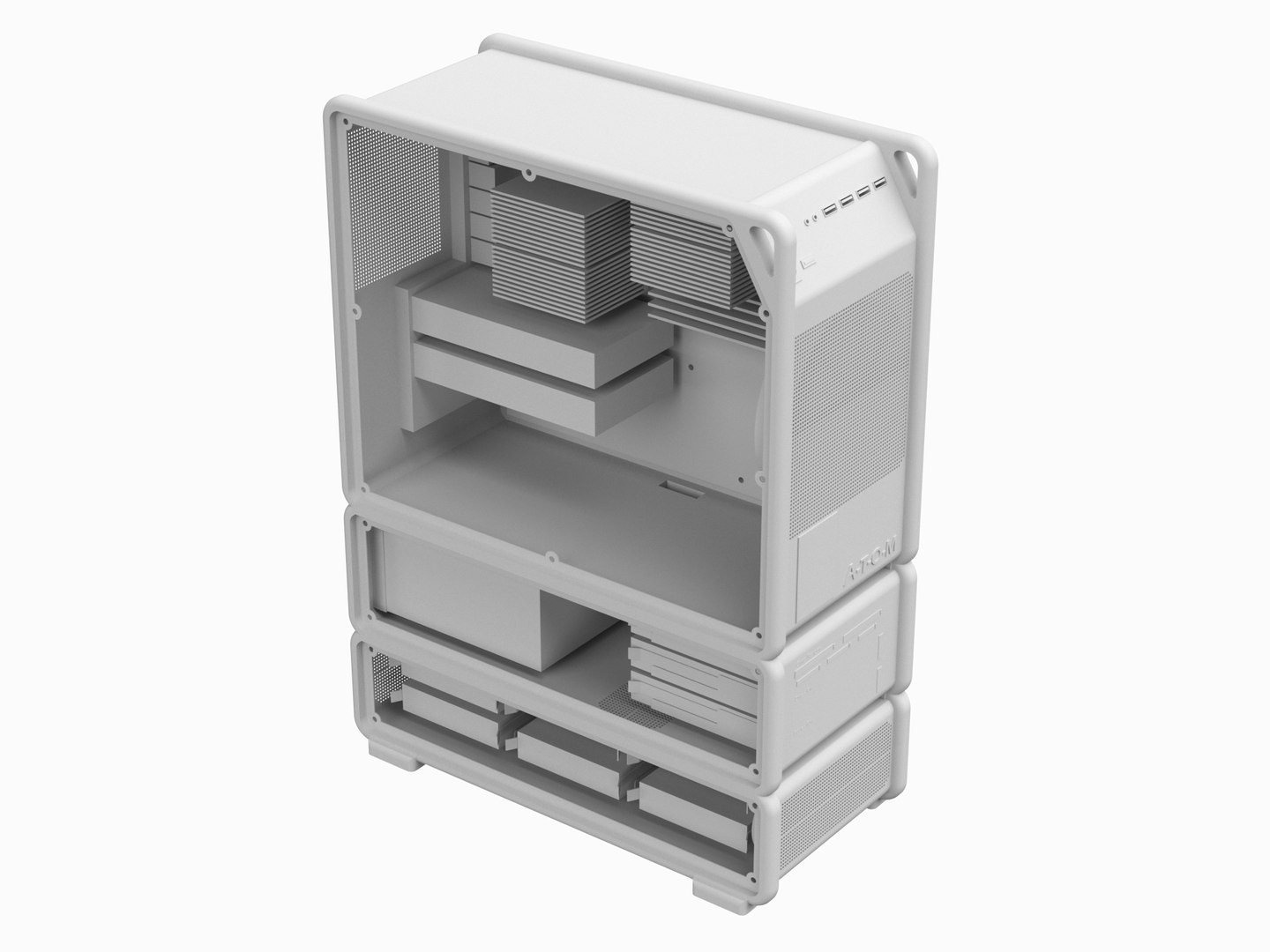 3D Computer Case 06 Model - TurboSquid 2059576