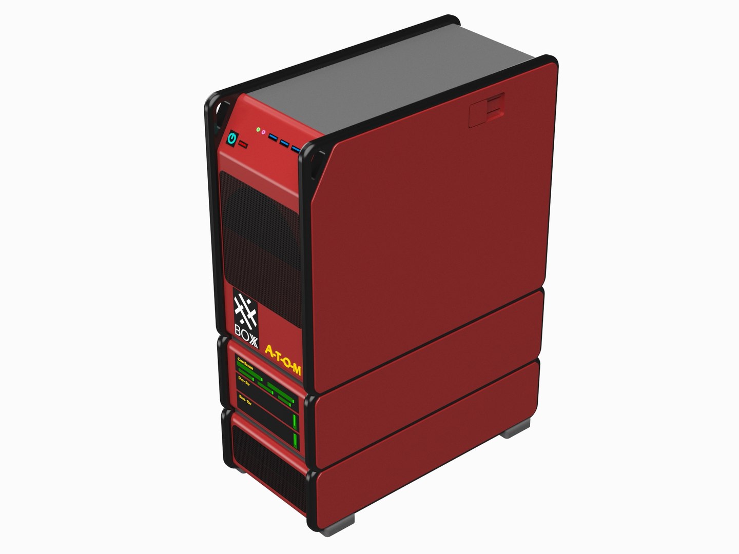 3D Computer Case 06 Model - TurboSquid 2059576