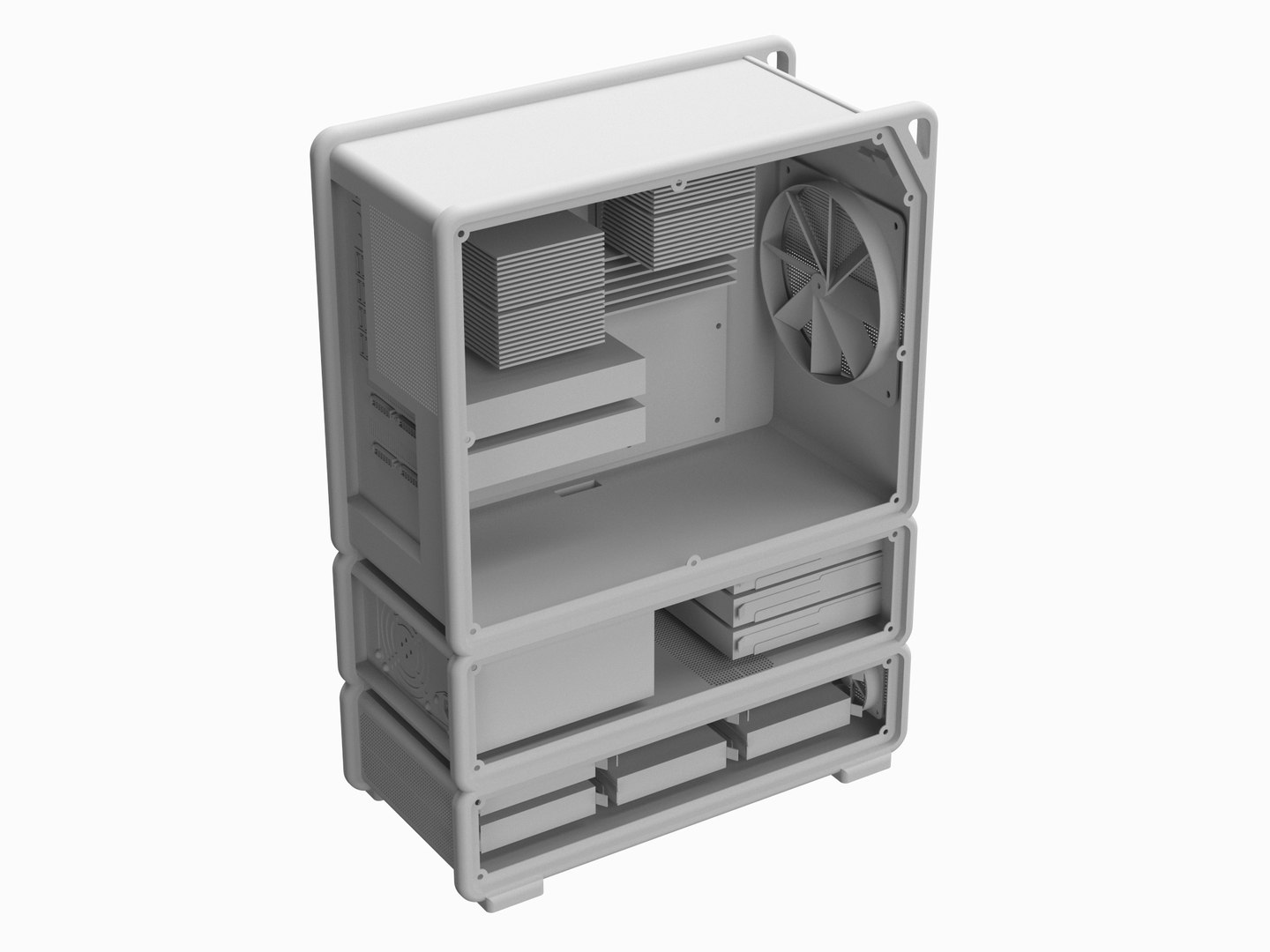 3D Computer Case 06 Model - TurboSquid 2059576