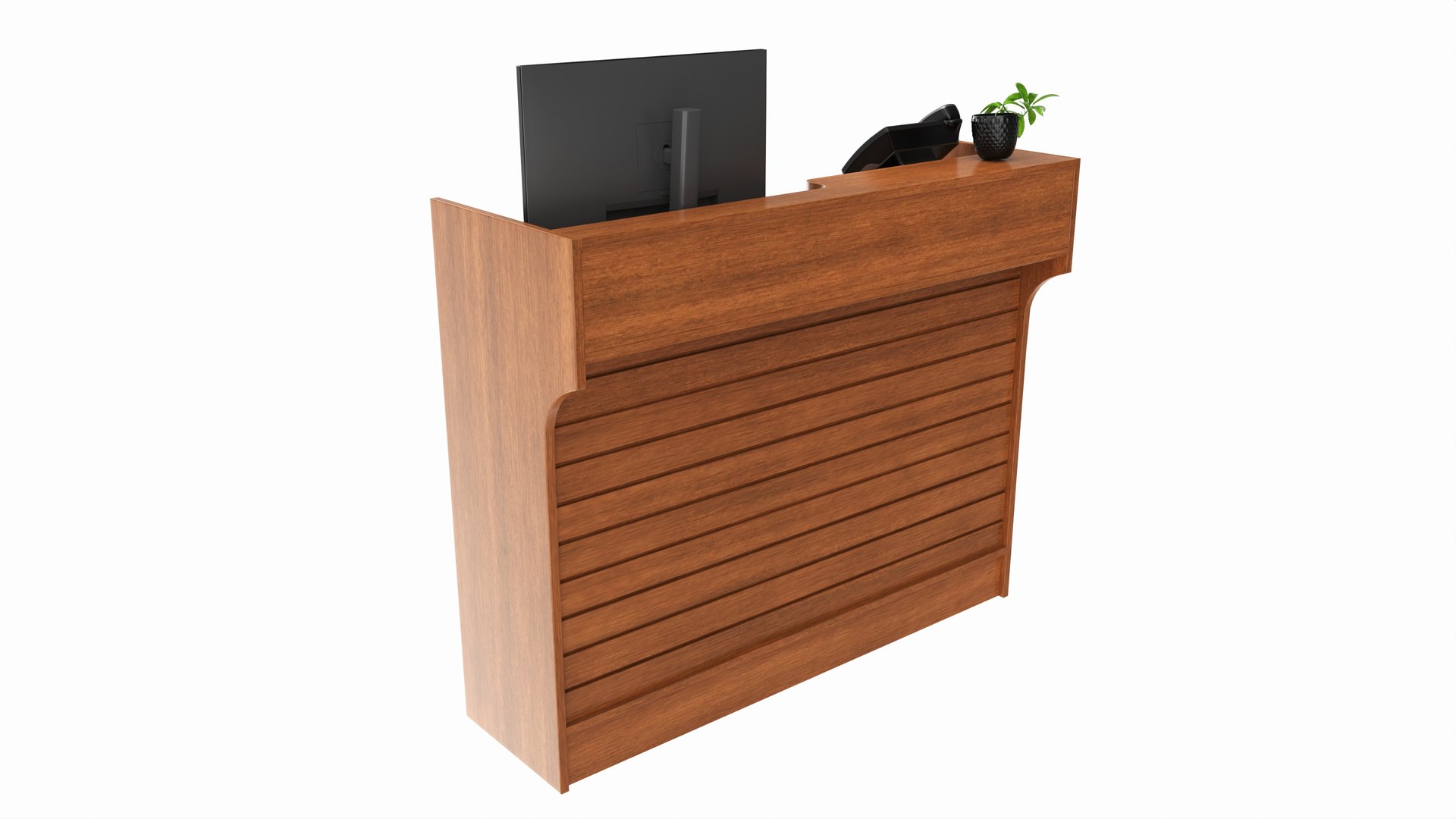 Store Register Checkout Counter Large 3D Model - TurboSquid 2226289