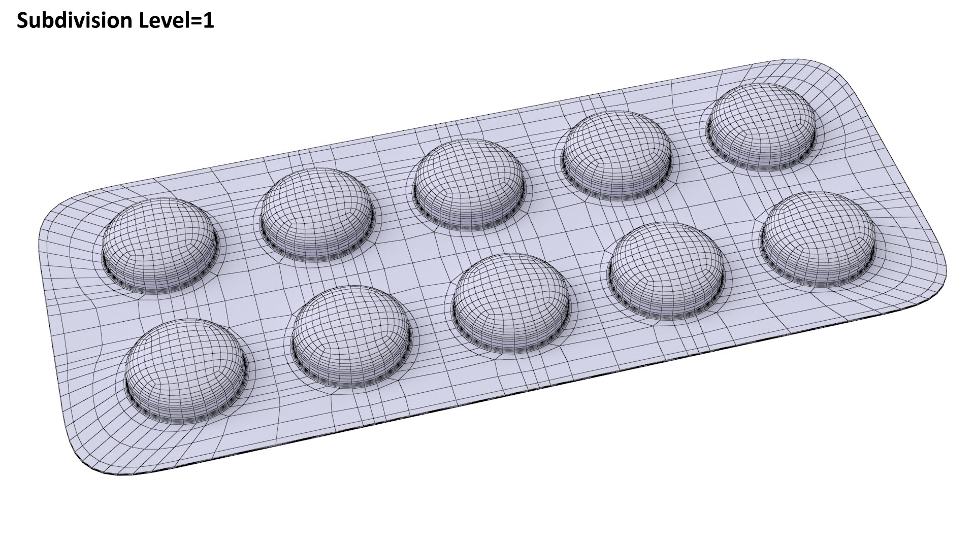 Blister Pills Pack 05 3D Model - TurboSquid 2165086