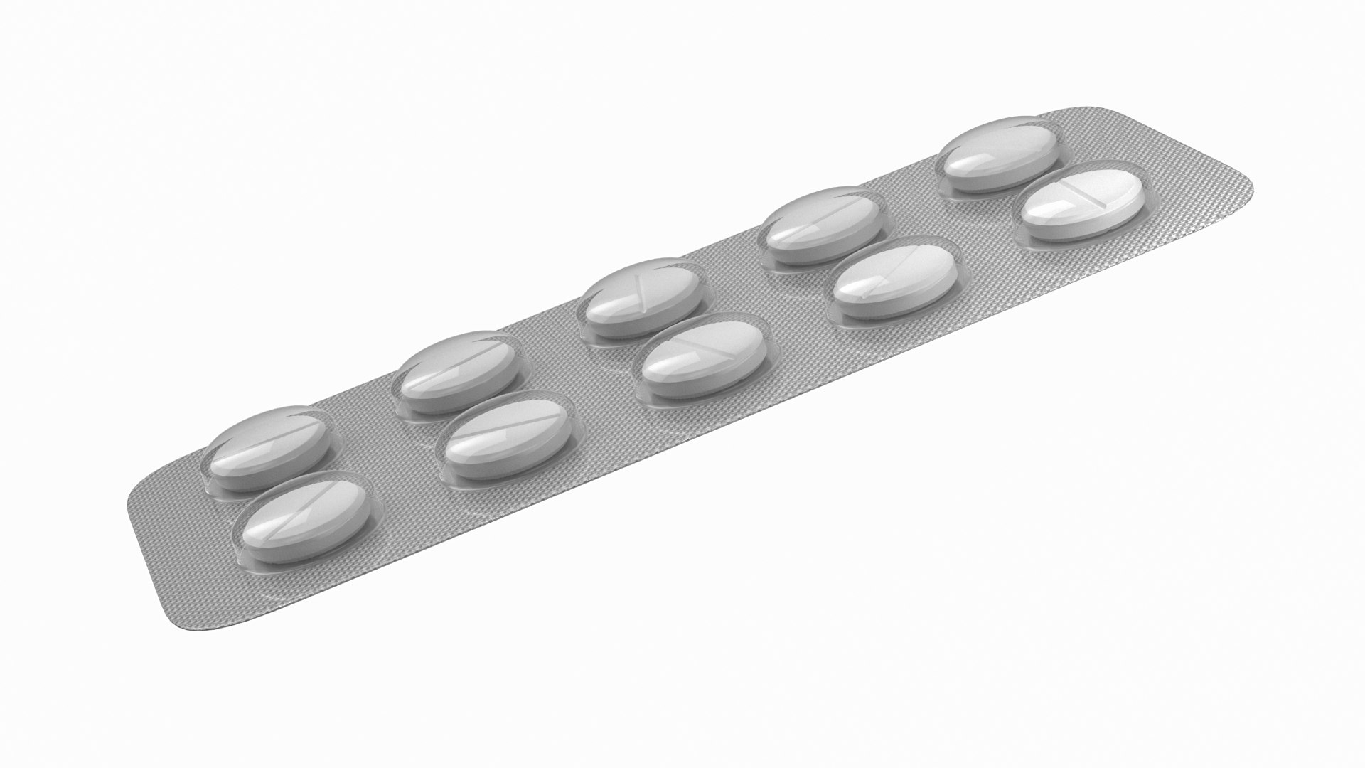 Blister Pills Pack 05 3D Model - TurboSquid 2165086