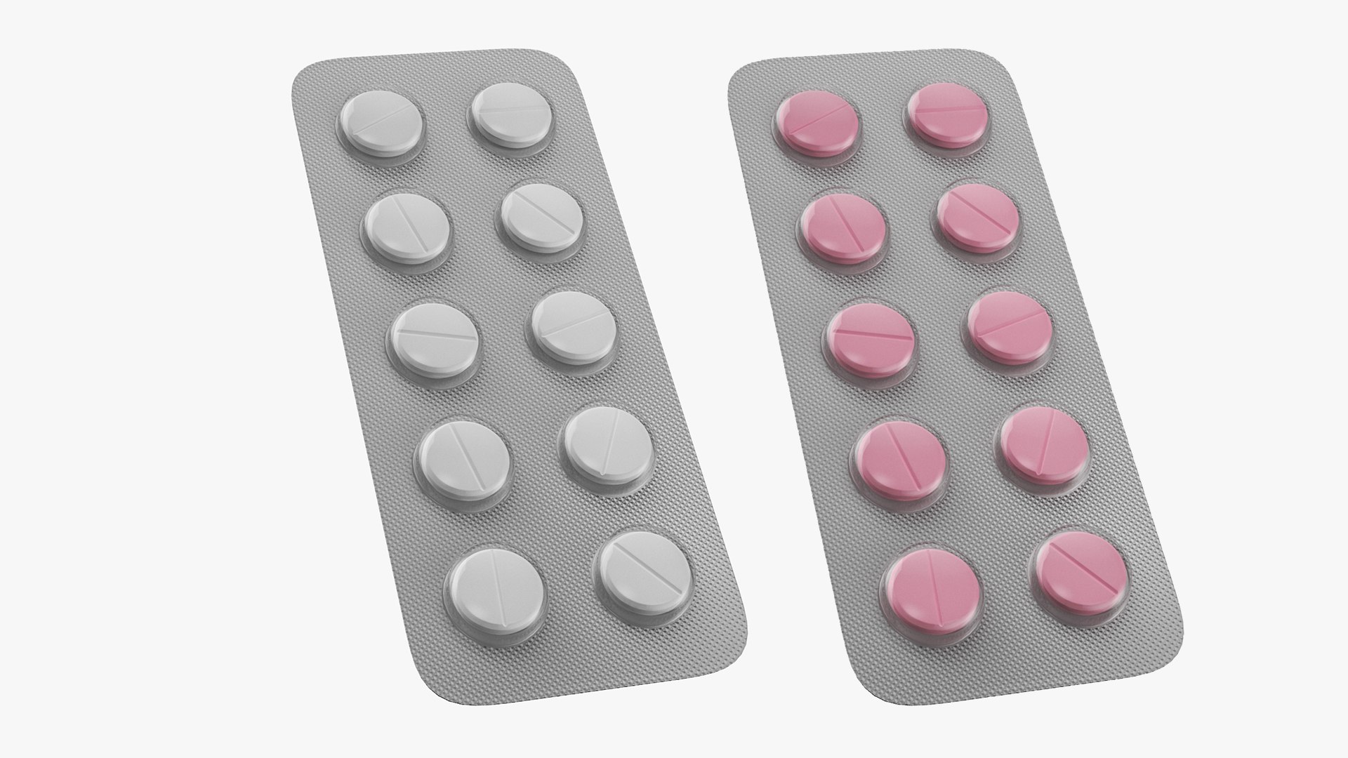 Blister Pills Pack 05 3D Model - TurboSquid 2165086