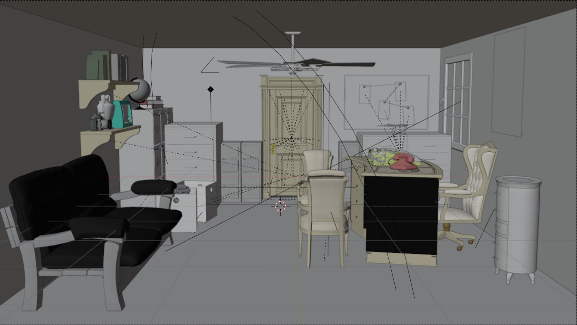 3D Detective Office - TurboSquid 2187941