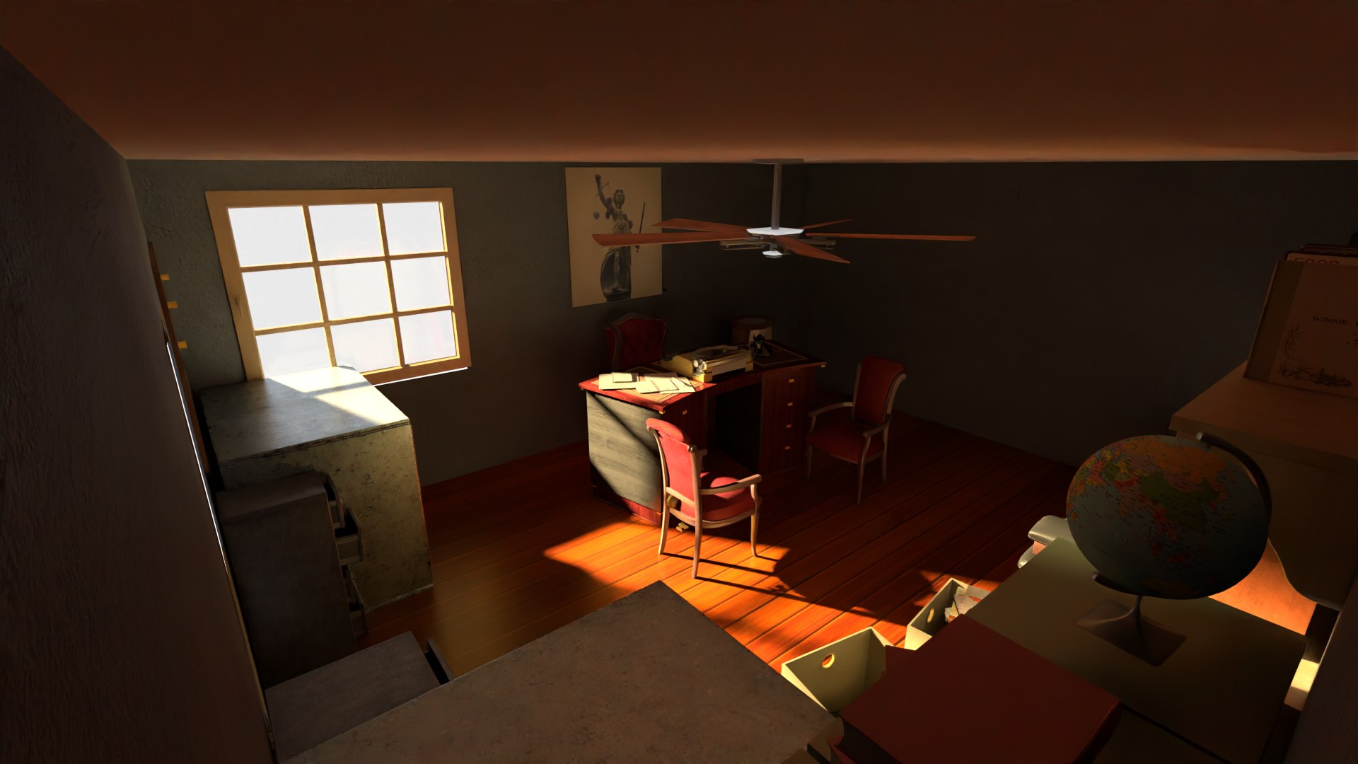 3D Detective Office - TurboSquid 2187941