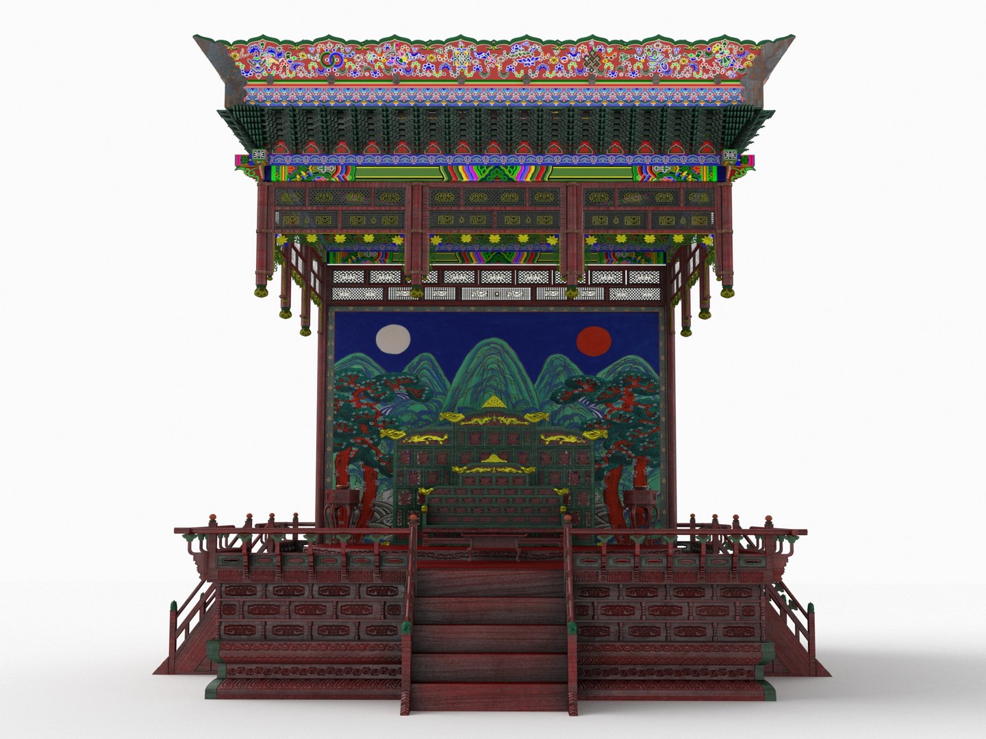 3D Model Eojwa - The Phoenix Throne 3D Model - TurboSquid 2223140