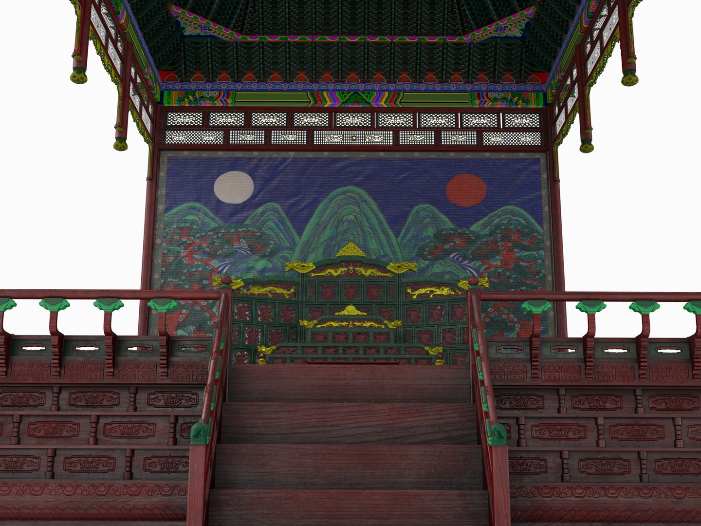 3D Model Eojwa - The Phoenix Throne 3D Model - TurboSquid 2223140