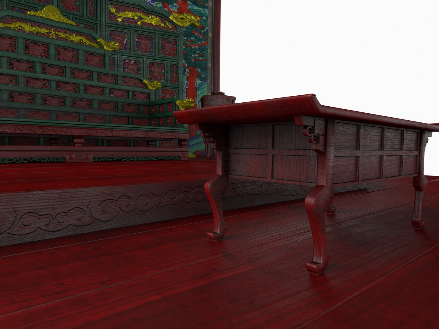 3D Model Eojwa - The Phoenix Throne 3D Model - TurboSquid 2223140