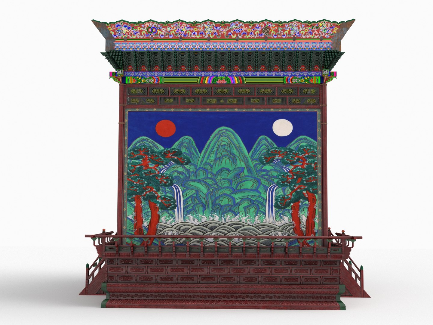 3D Model Eojwa - The Phoenix Throne 3D Model - TurboSquid 2223140