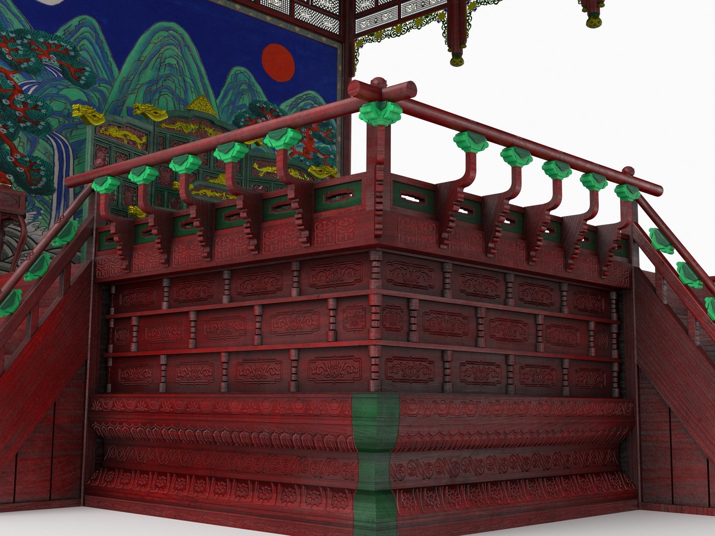 3D Model Eojwa - The Phoenix Throne 3D Model - TurboSquid 2223140