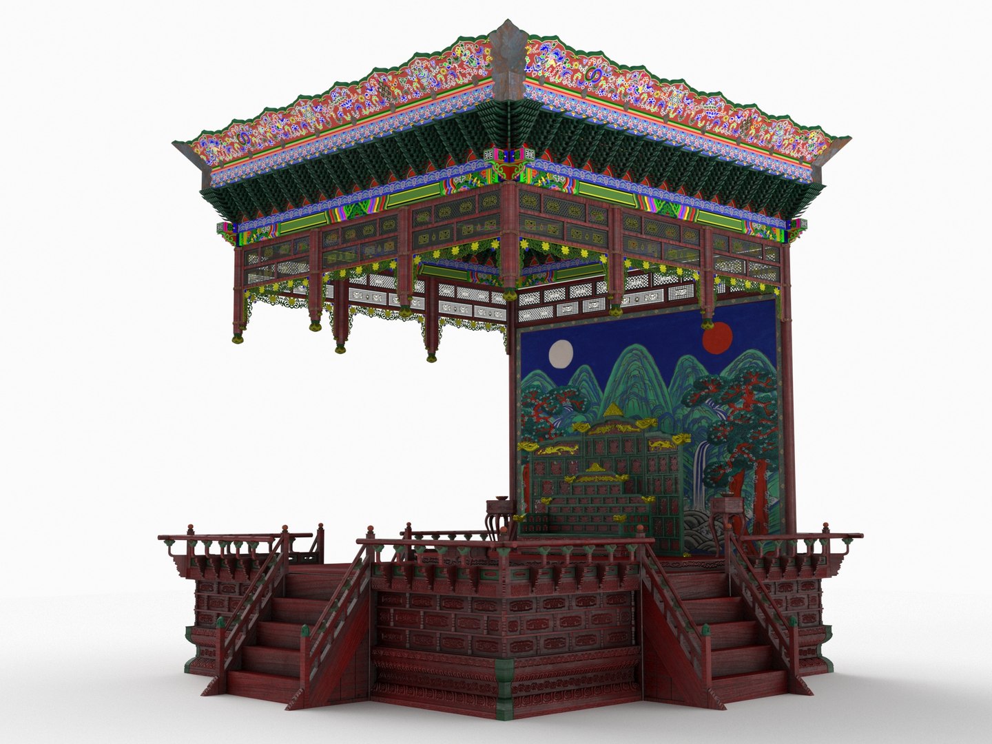 3D Model Eojwa - The Phoenix Throne 3D Model - TurboSquid 2223140