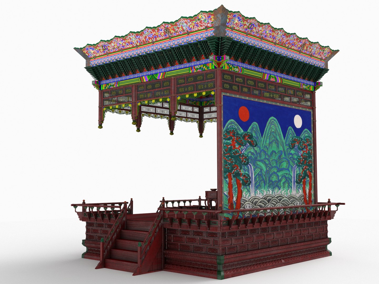 3D Model Eojwa - The Phoenix Throne 3D Model - TurboSquid 2223140