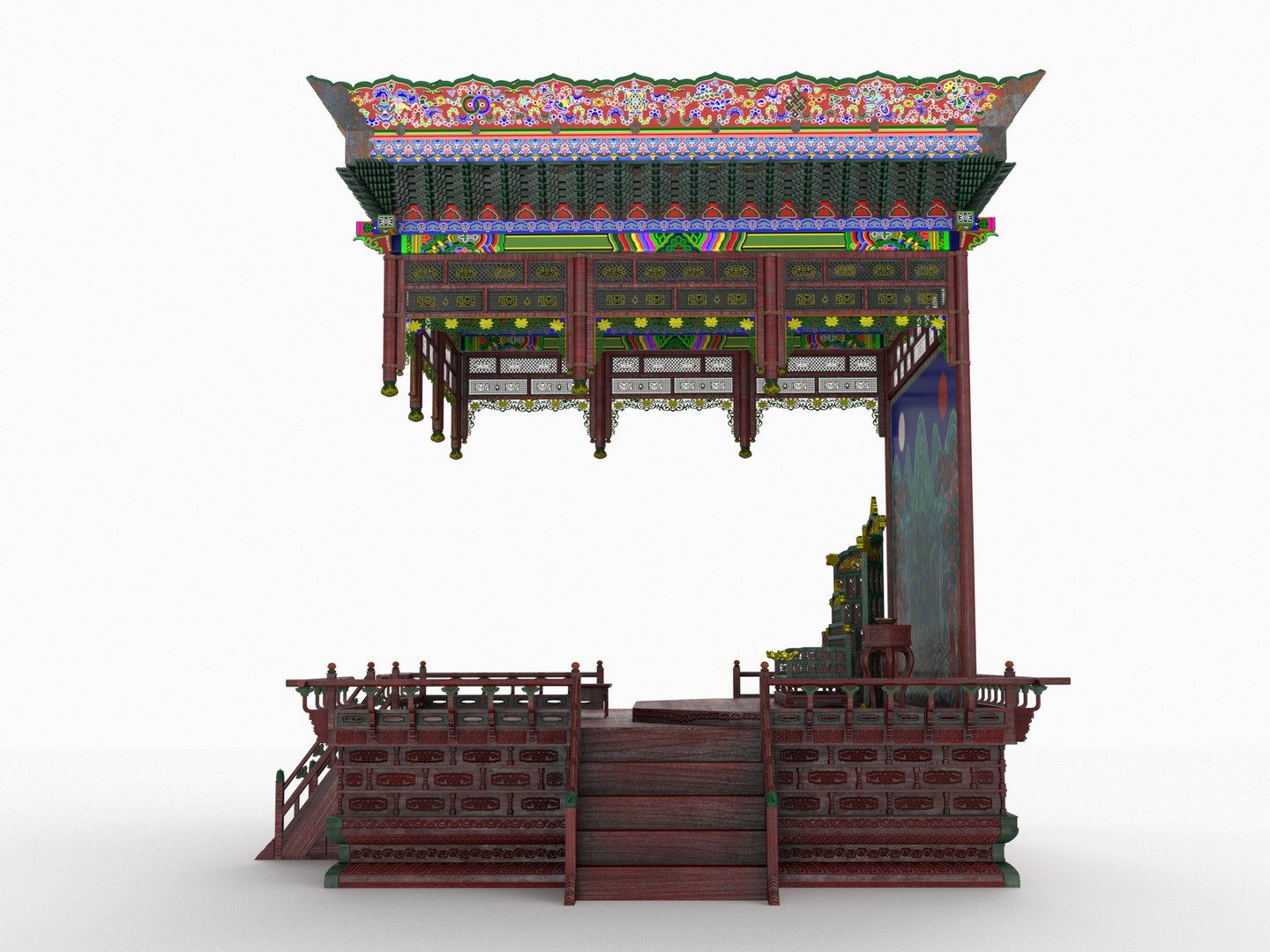 3D Model Eojwa - The Phoenix Throne 3D Model - TurboSquid 2223140