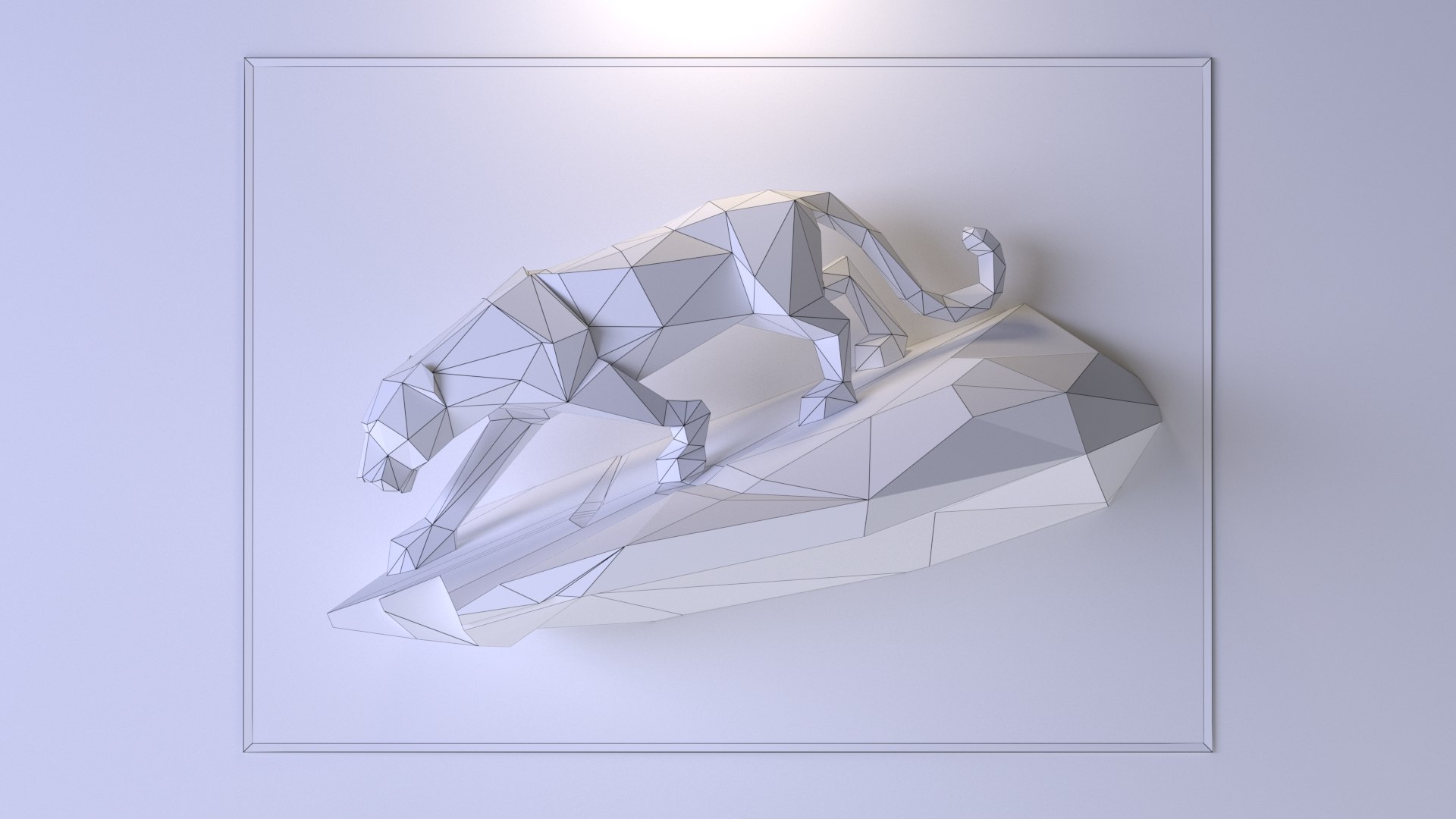 3D Panther Low Poly Model - TurboSquid 2071124
