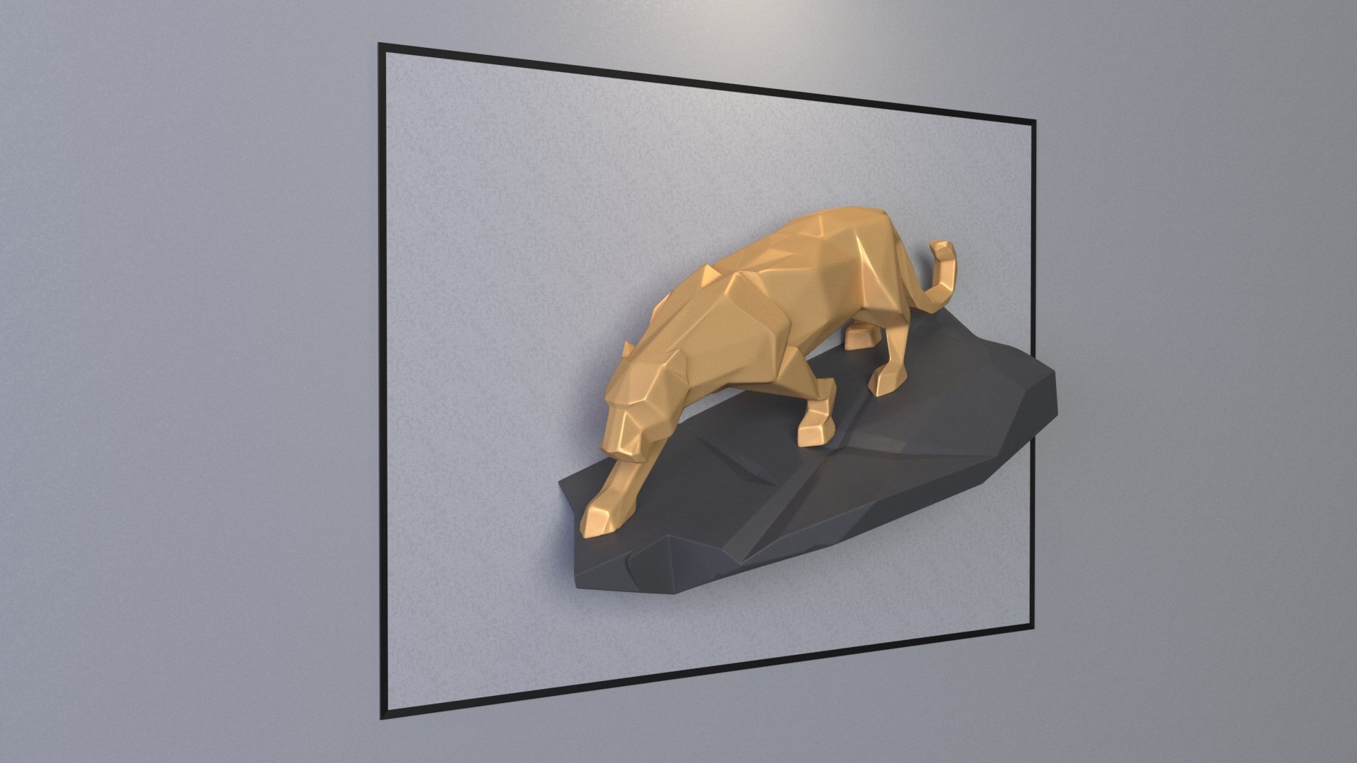 3D Panther Low Poly Model - TurboSquid 2071124