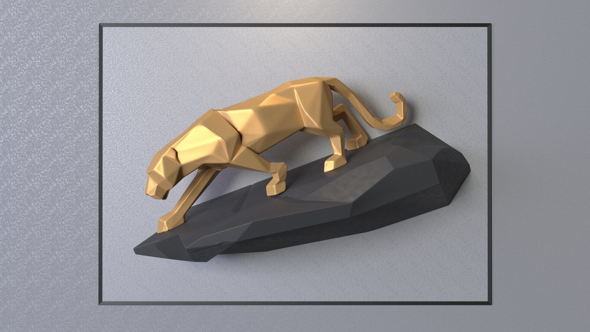 3D Panther Low Poly Model - TurboSquid 2071124