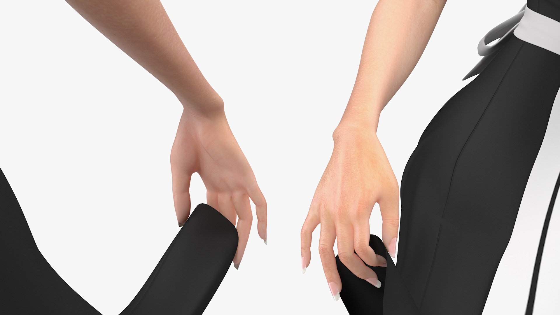 Maid curtsy model - TurboSquid 1615465