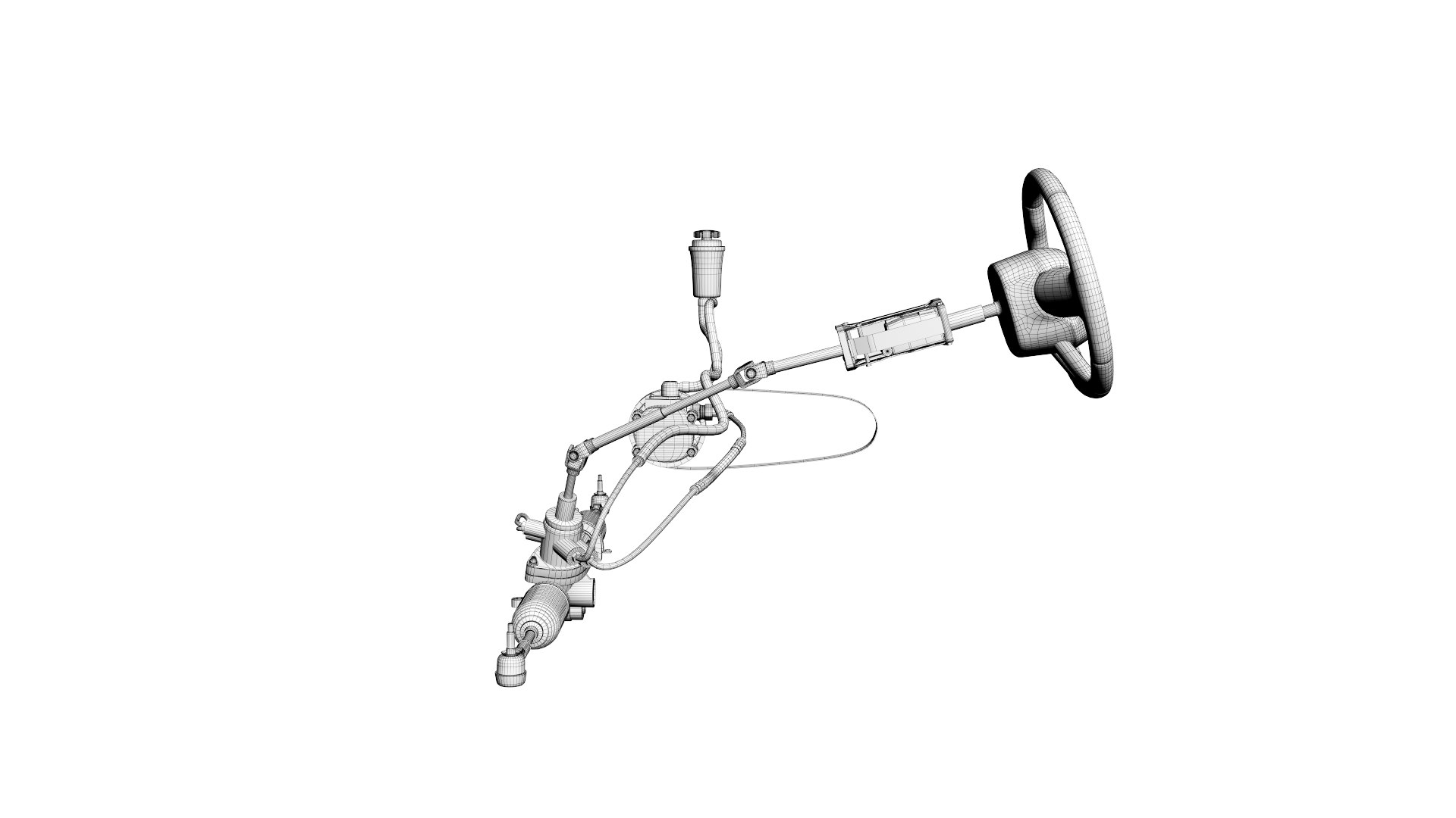 3D Hydraulic Power Steering System HPS Model - TurboSquid 2336819