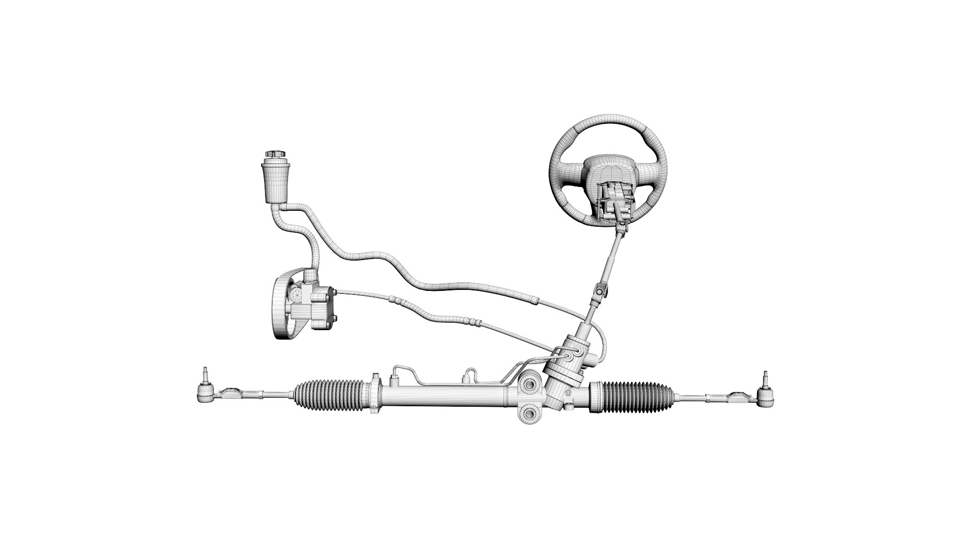 3D Hydraulic Power Steering System HPS Model - TurboSquid 2336819
