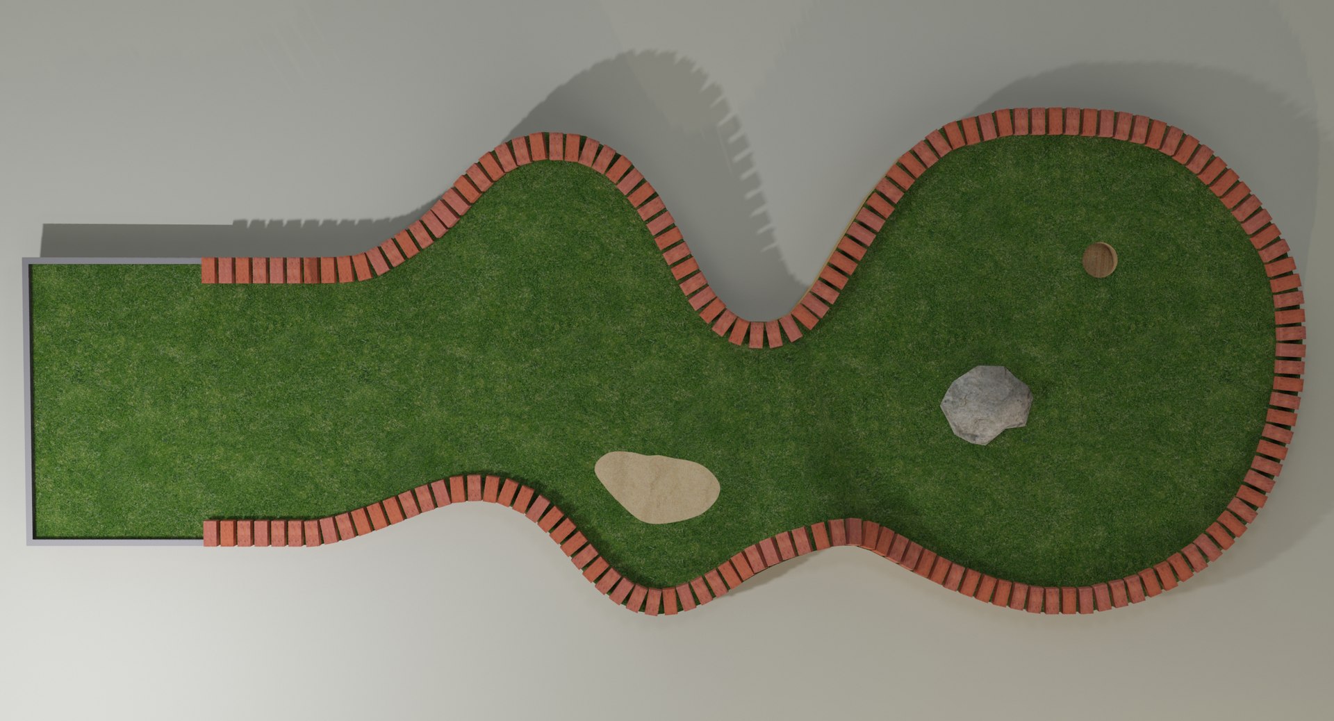 3d Model Of Mini Golf Course 5