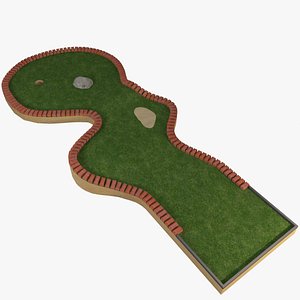 Mini Golf Hole 3d Model