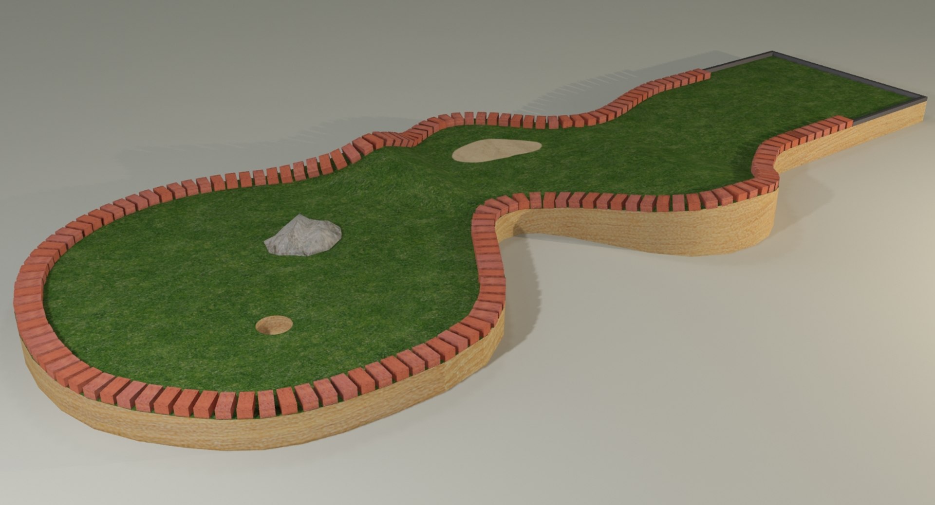 3d Model Of Mini Golf Course 5