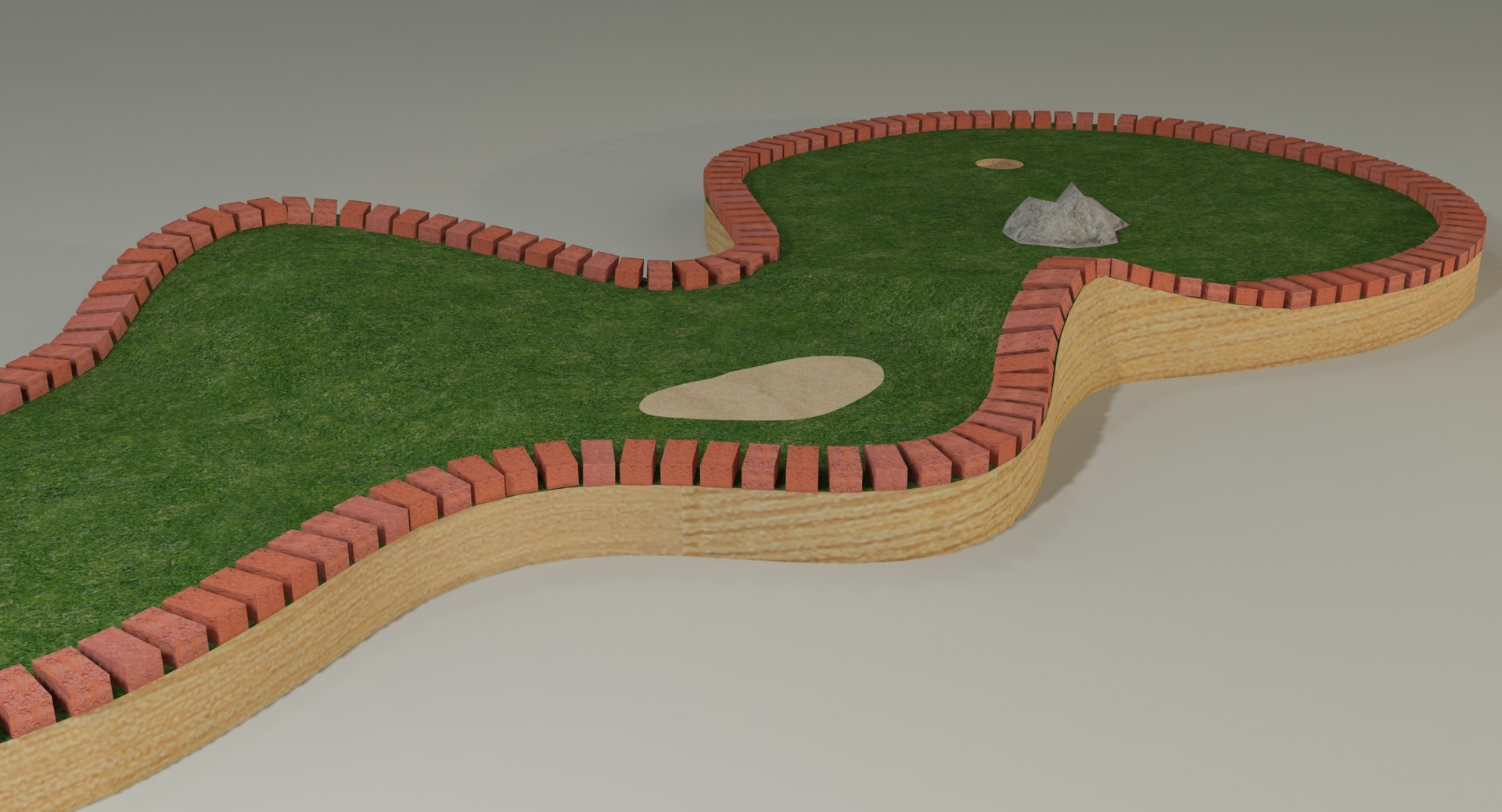3d Model Of Mini Golf Course 5