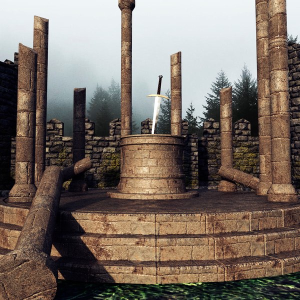 medieval castle 3d ma