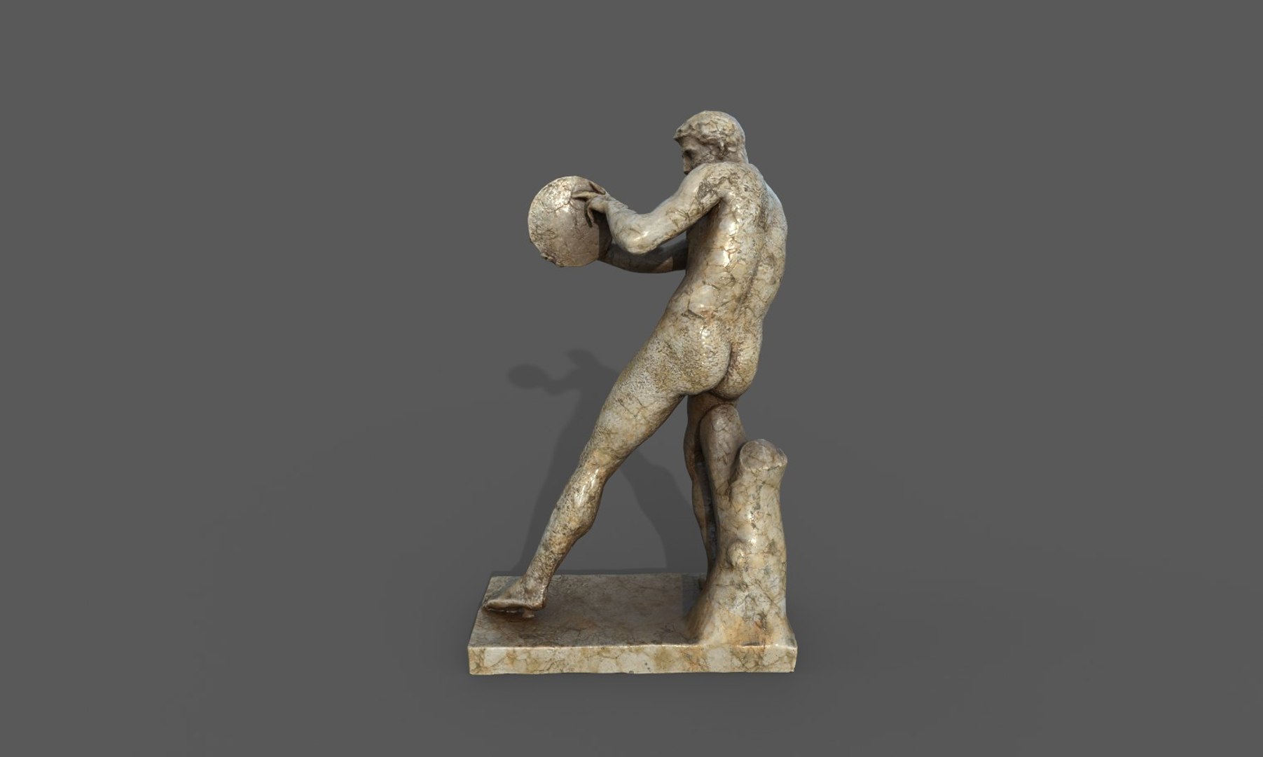 Statue Of Discobolus 3D Model - TurboSquid 1823564