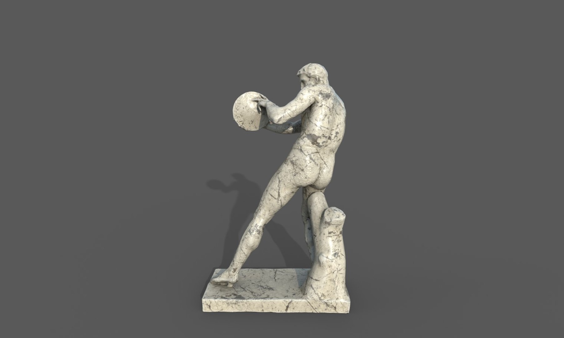 Statue Of Discobolus 3D Model - TurboSquid 1823564