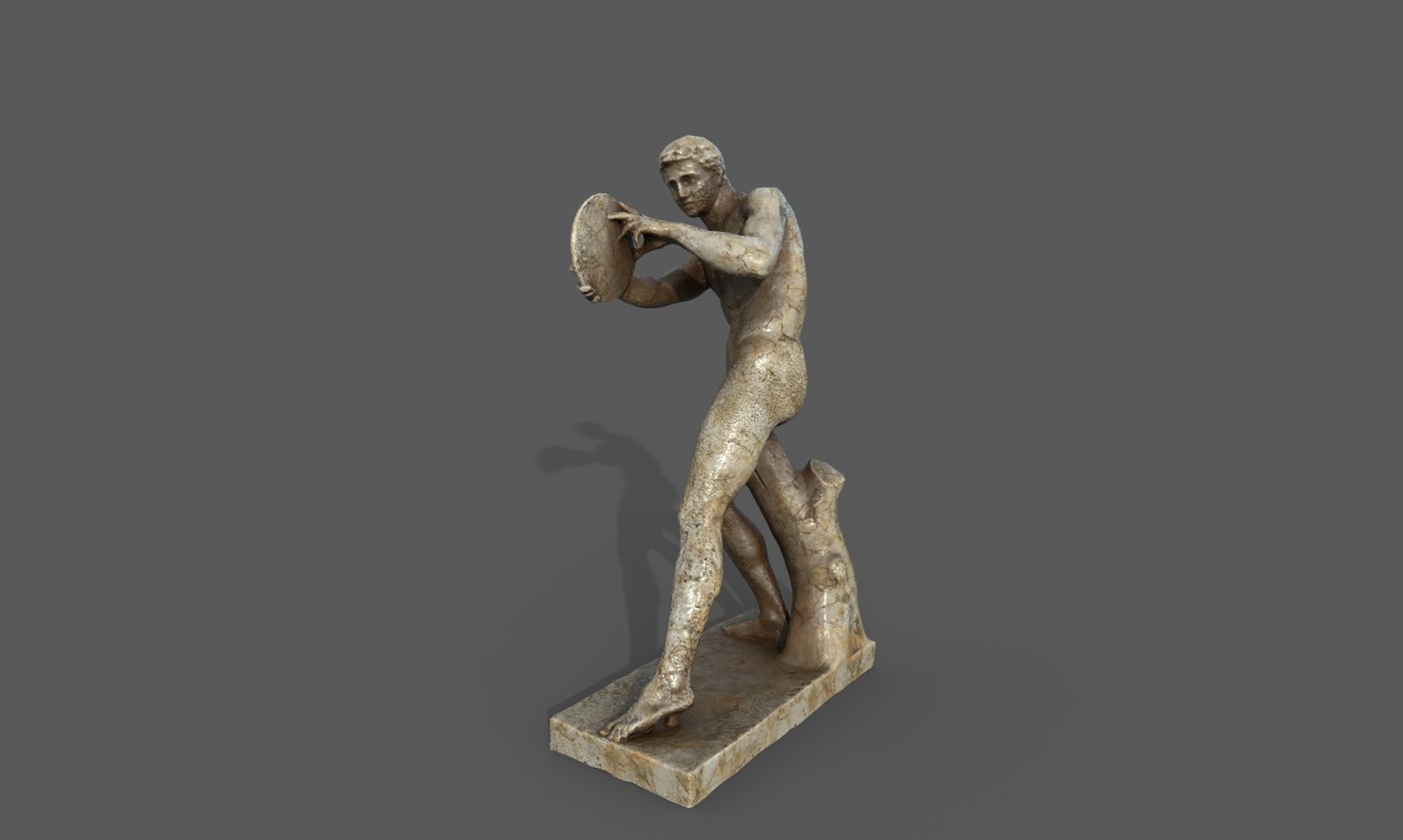 Statue Of Discobolus 3D Model - TurboSquid 1823564