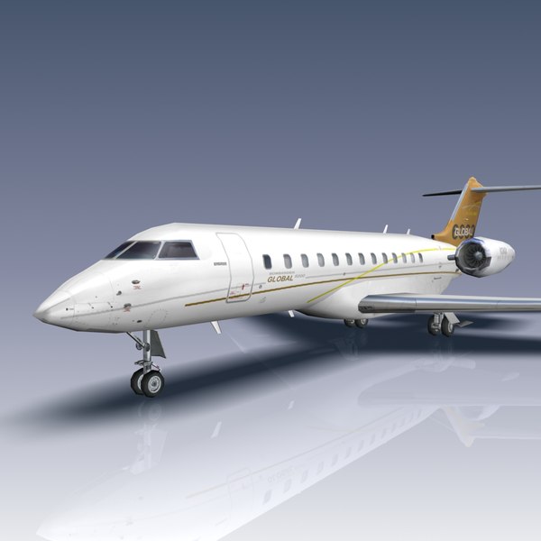 Bombardier Bombardier-Global-6000 3D Models for Download | TurboSquid
