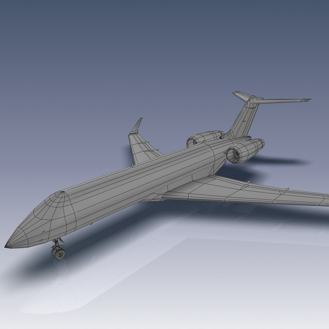 3ds Max Global 6000 Bombardier