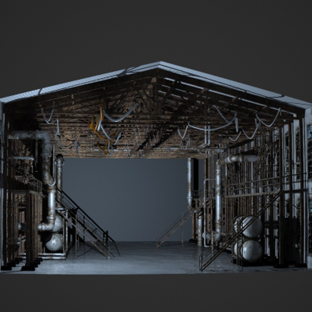 3d Model Factory Interior