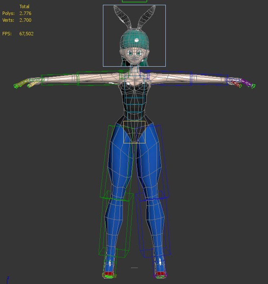 3D Bulma Pose T - TurboSquid 1790552