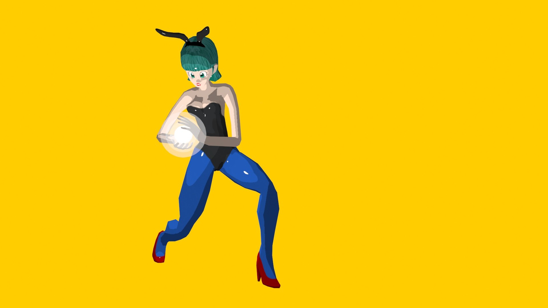 3D Bulma Pose T - TurboSquid 1790552