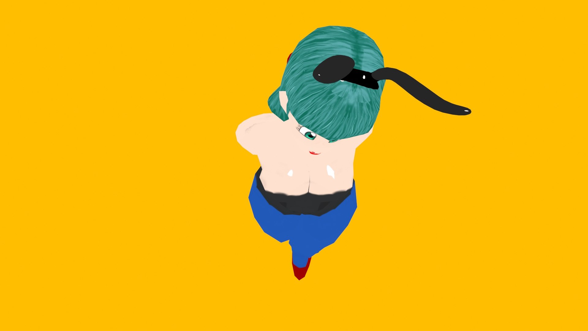 3D Bulma Pose T - TurboSquid 1790552