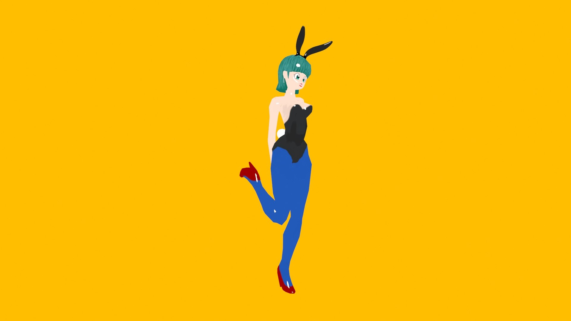 3D Bulma Pose T - TurboSquid 1790552