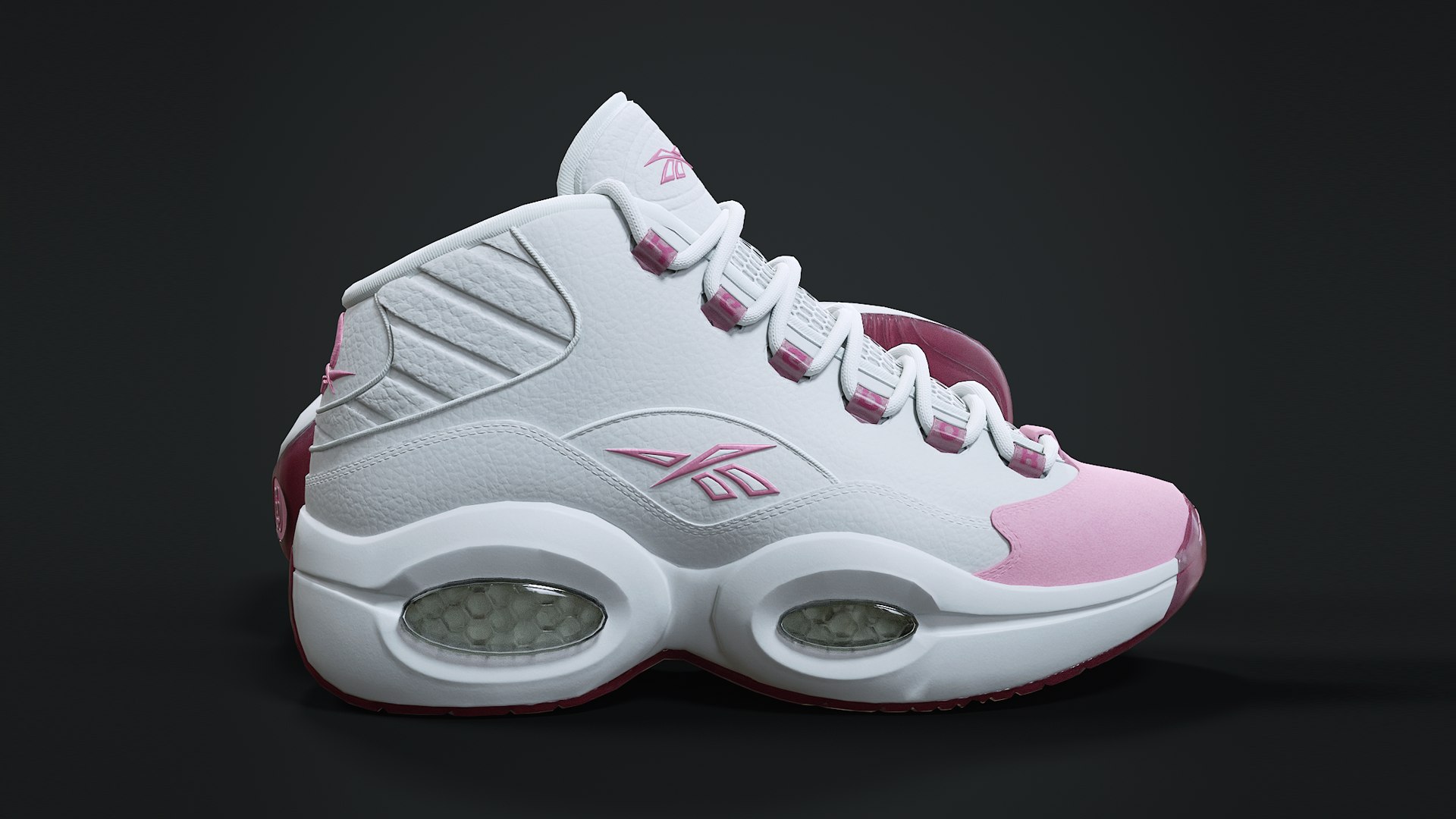 3D Model Reebok Question Sneaker - TurboSquid 2189177
