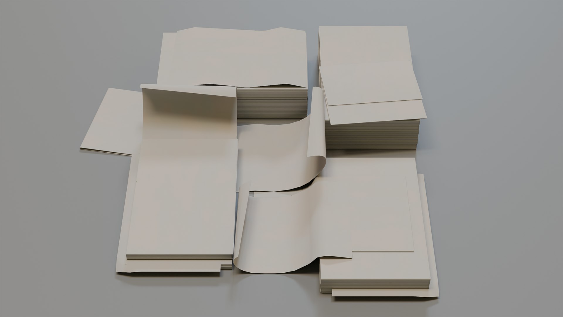 Papper Items 3D Model - TurboSquid 2225965